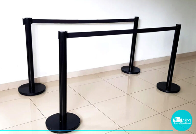 Alquiler de separadores de fila para eventos en bogotá